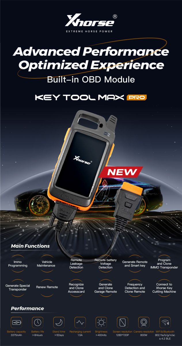 Xhorse VVDI KEYTOOL MAX Key Programmer and remote Generator